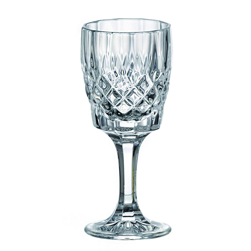 Set 24 Pahare Vin, Apa, Aperitiv din Cristal Bohemia Angela ...